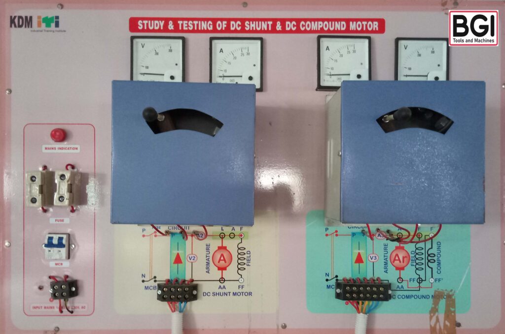 DC compound Motor with starter & switch – Welcome To BGI