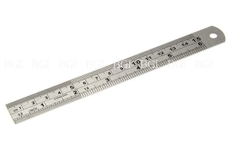 Steel rule 15 cm inch and metric – Welcome To BGI